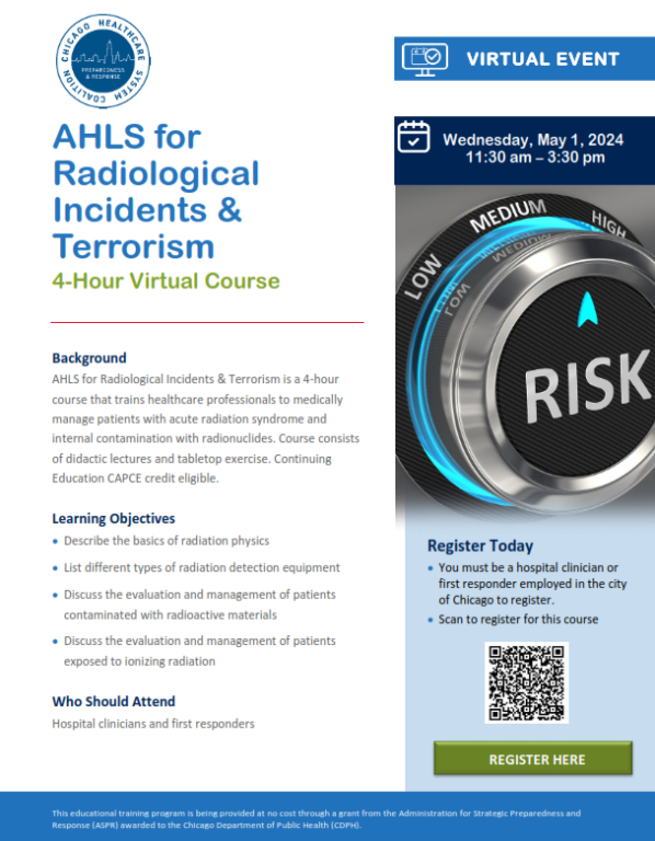 AHLS for Radiological Incidents & Terrorism (4-hour Virtual Course ... AHLS for Radiological Incidents & Terrorism (4-hour Virtual Course ...
